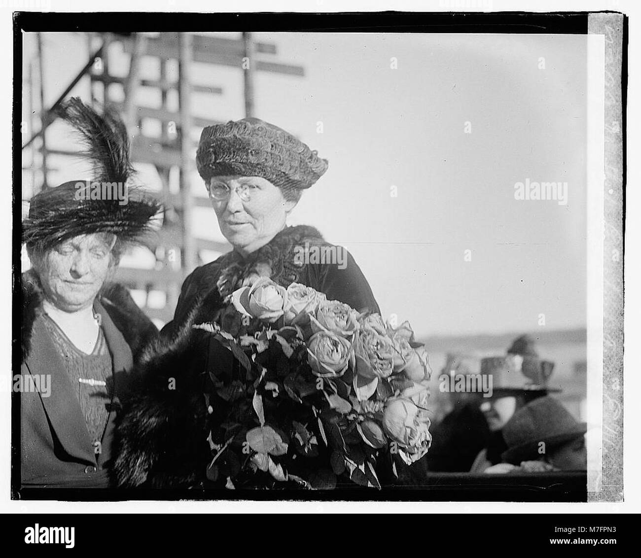 A photograph of the ship launching of the Annie E. Morse in Virginia ...