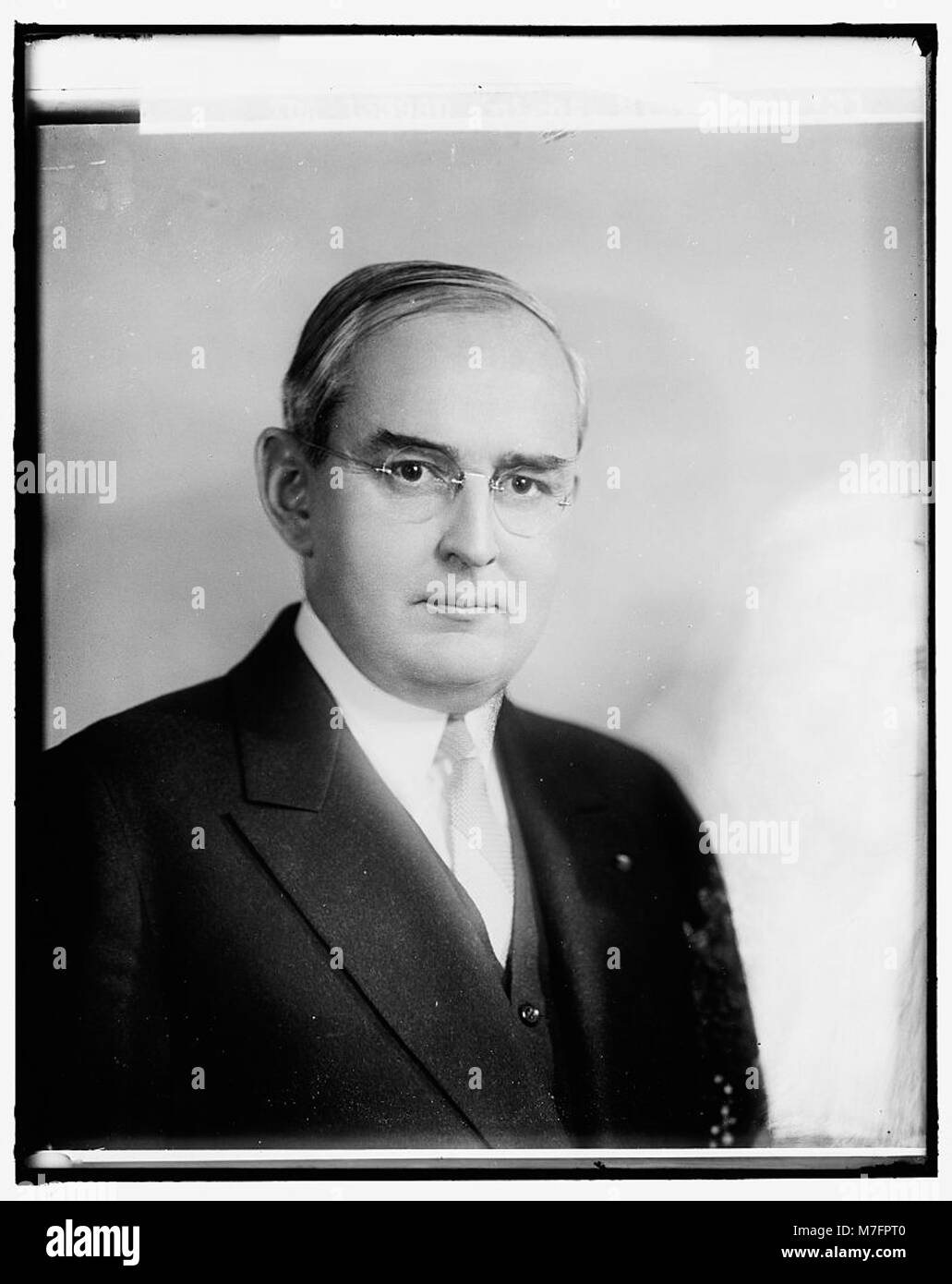 Portrait of Senator Arthur H. Vandenberg, who served as a U.S. senator ...