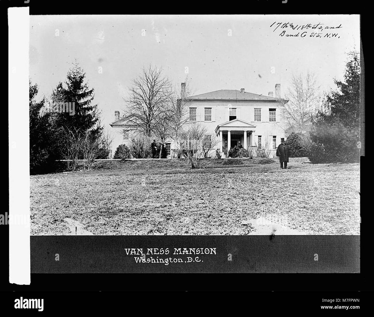 A photograph of the Van Ness Mansion in Washington, D.C., showcasing ...