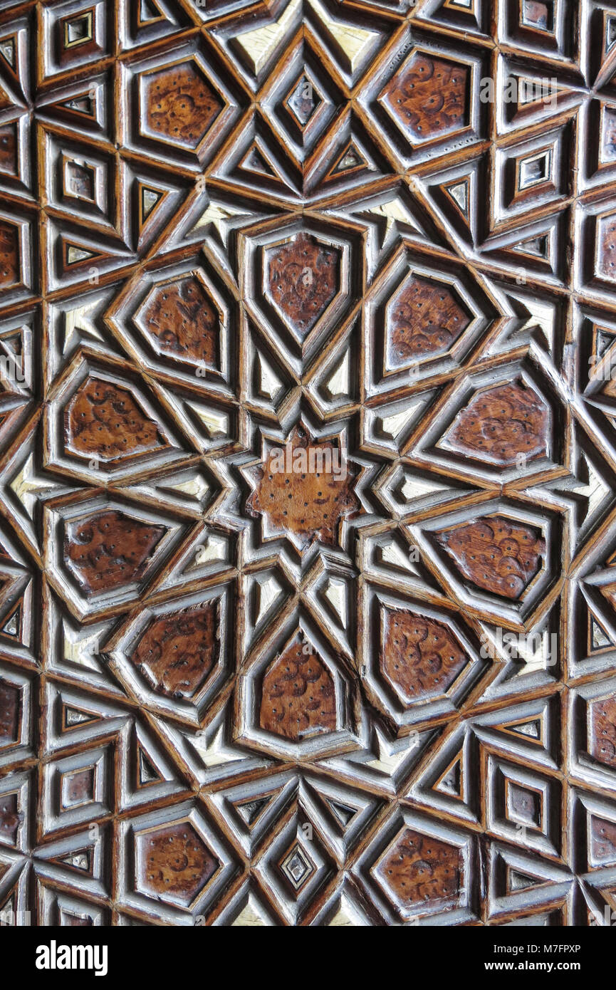 Door detail of The Blue Mosque, (Sultanahmet Camii), Istanbul, Turkey ...