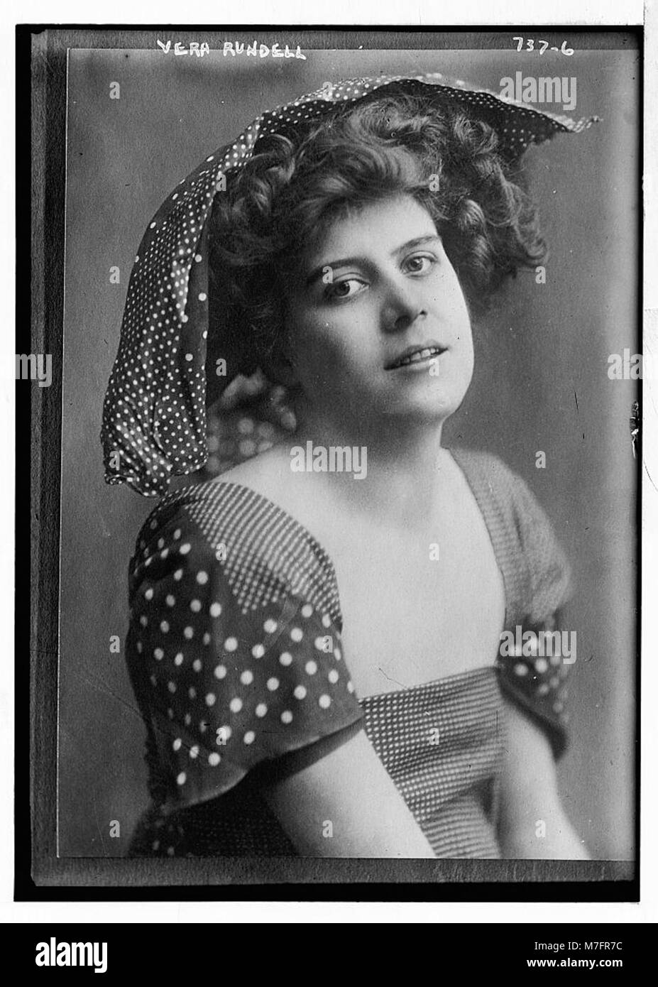 This photograph features Vera Rundell, a notable figure captured in a ...