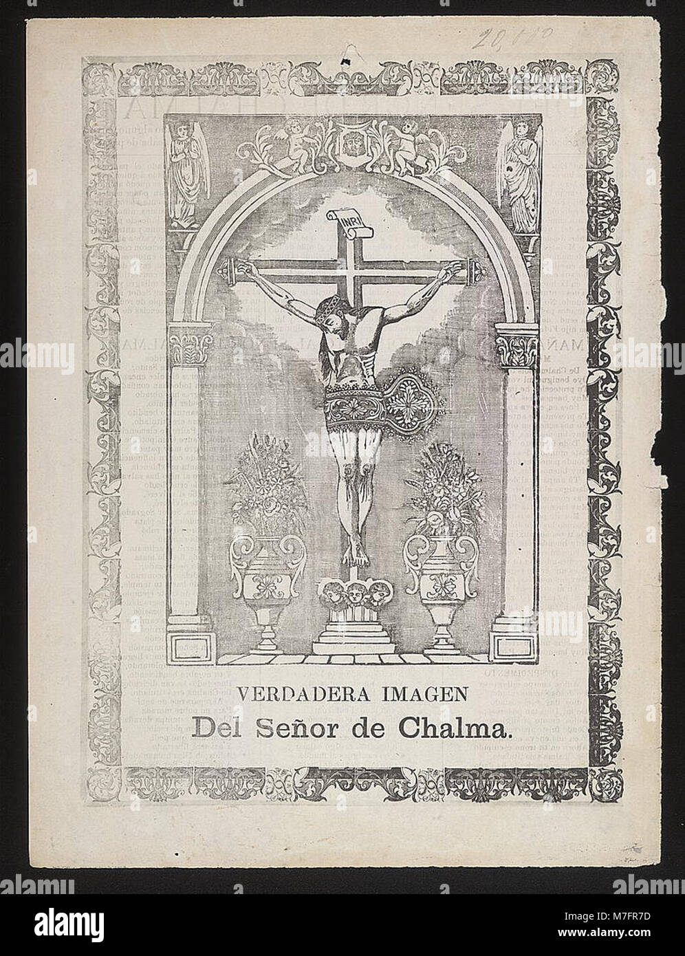 This image shows a true representation of the Señor de Chalma, a ...