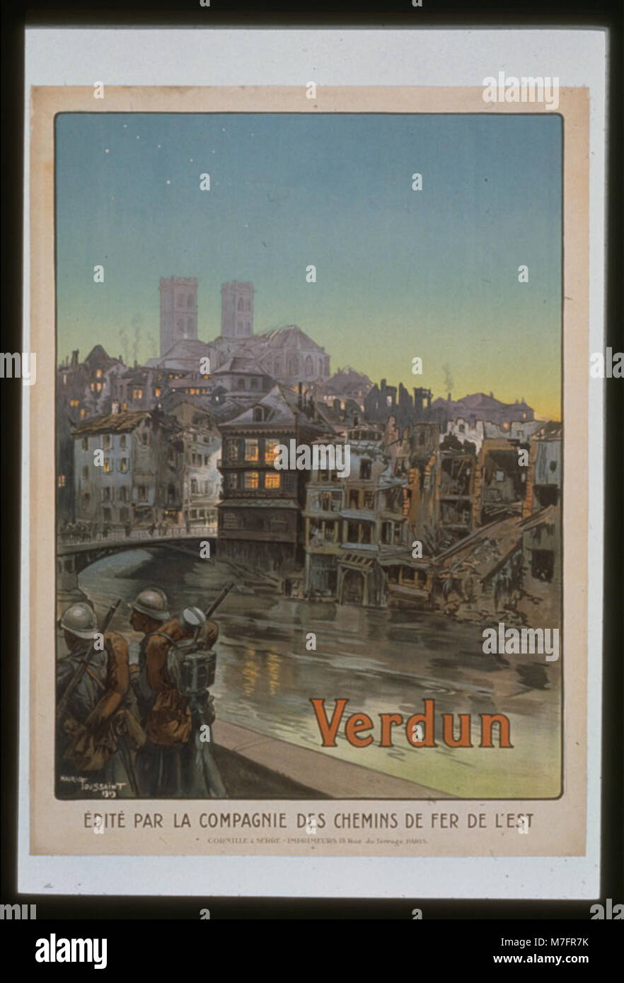 A photograph of Verdun, a historic city in France, most notably ...