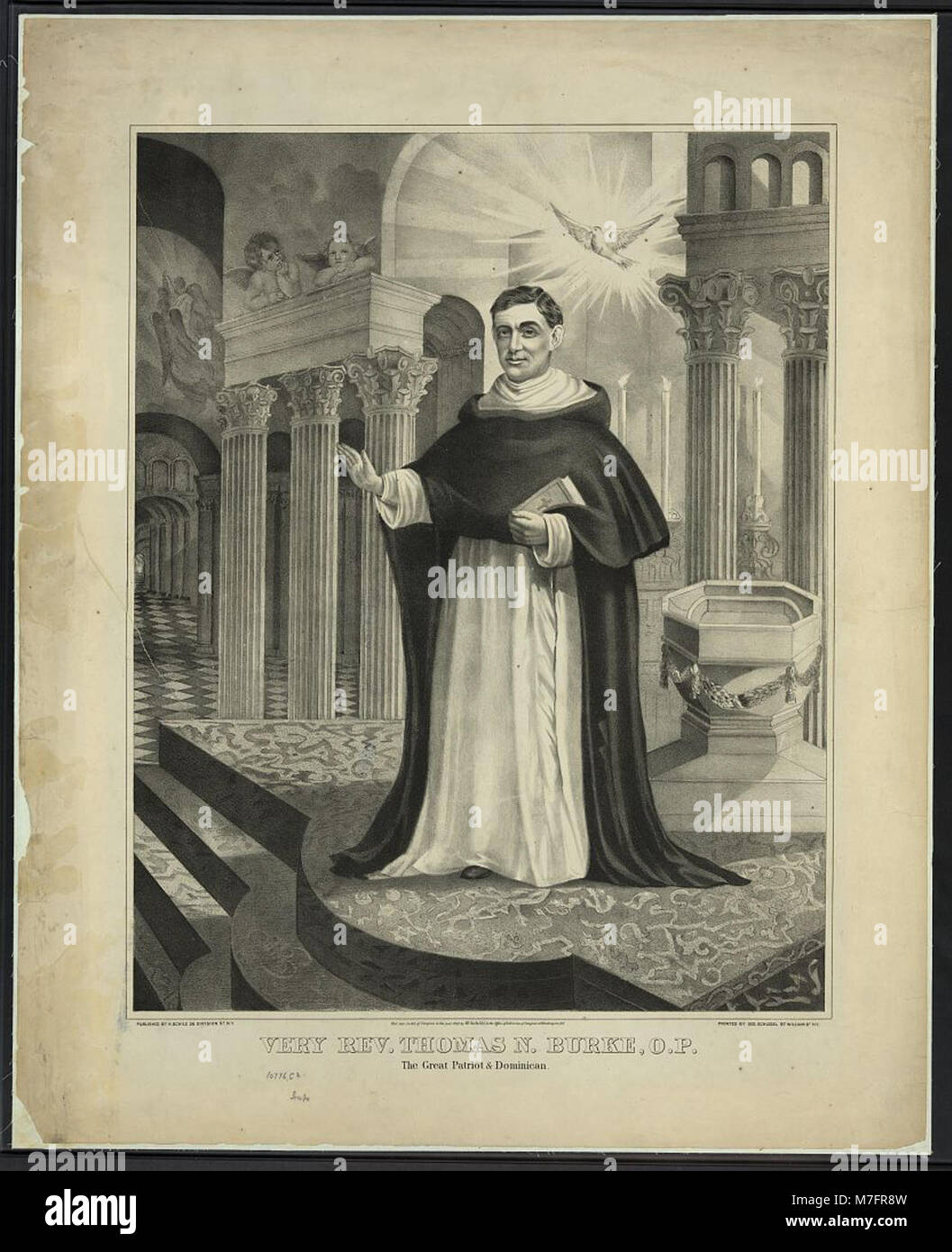 A portrait of the Very Reverend Thomas N. Burke, O.P., a notable ...