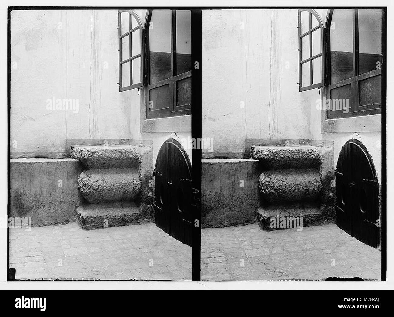 Photograph of the Via Dolorosa beginning at St. Stephen's Gate in ...