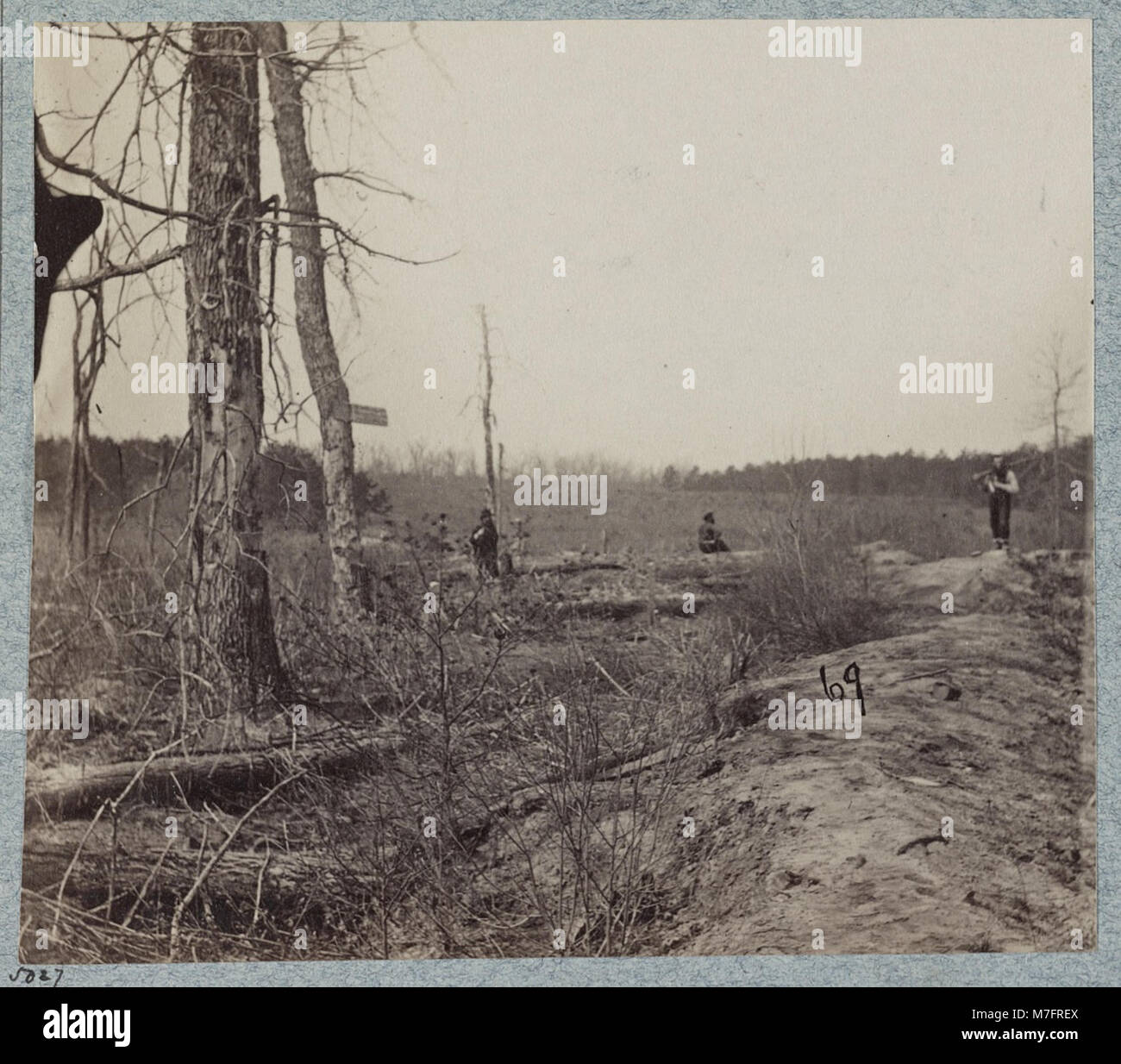 This image depicts the battlefield of May 12, 1864, during the American ...
