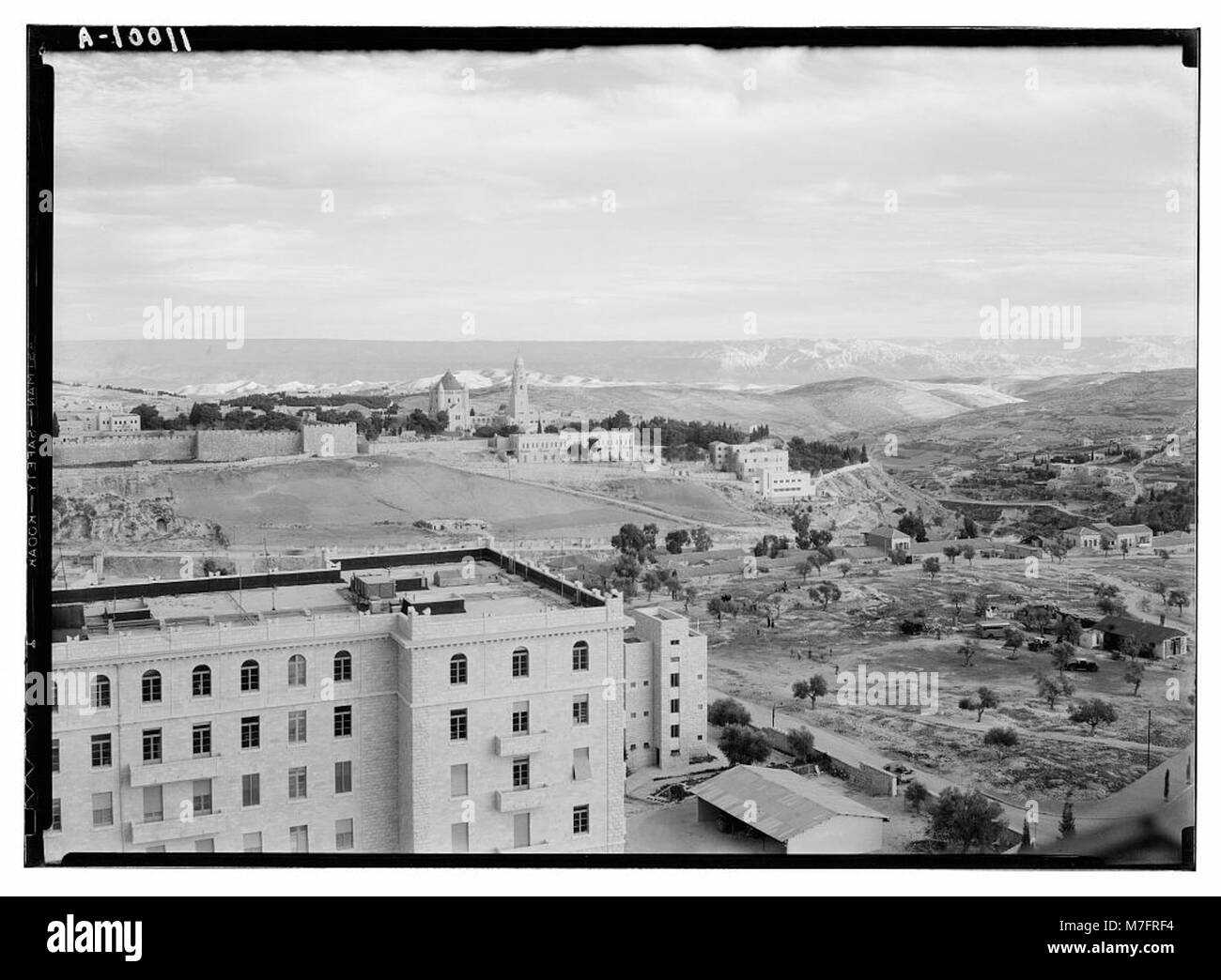 This view from the 'Y' tower captures the evening shadows over Zion ...
