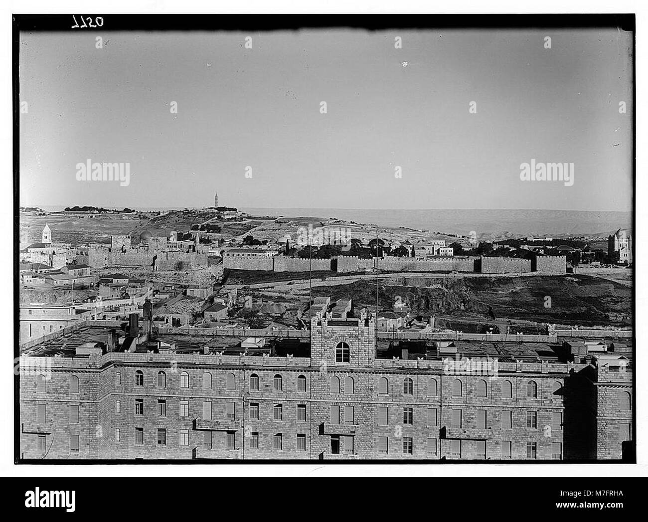 A panoramic view from the YMCA tower, looking east. This image offers a ...