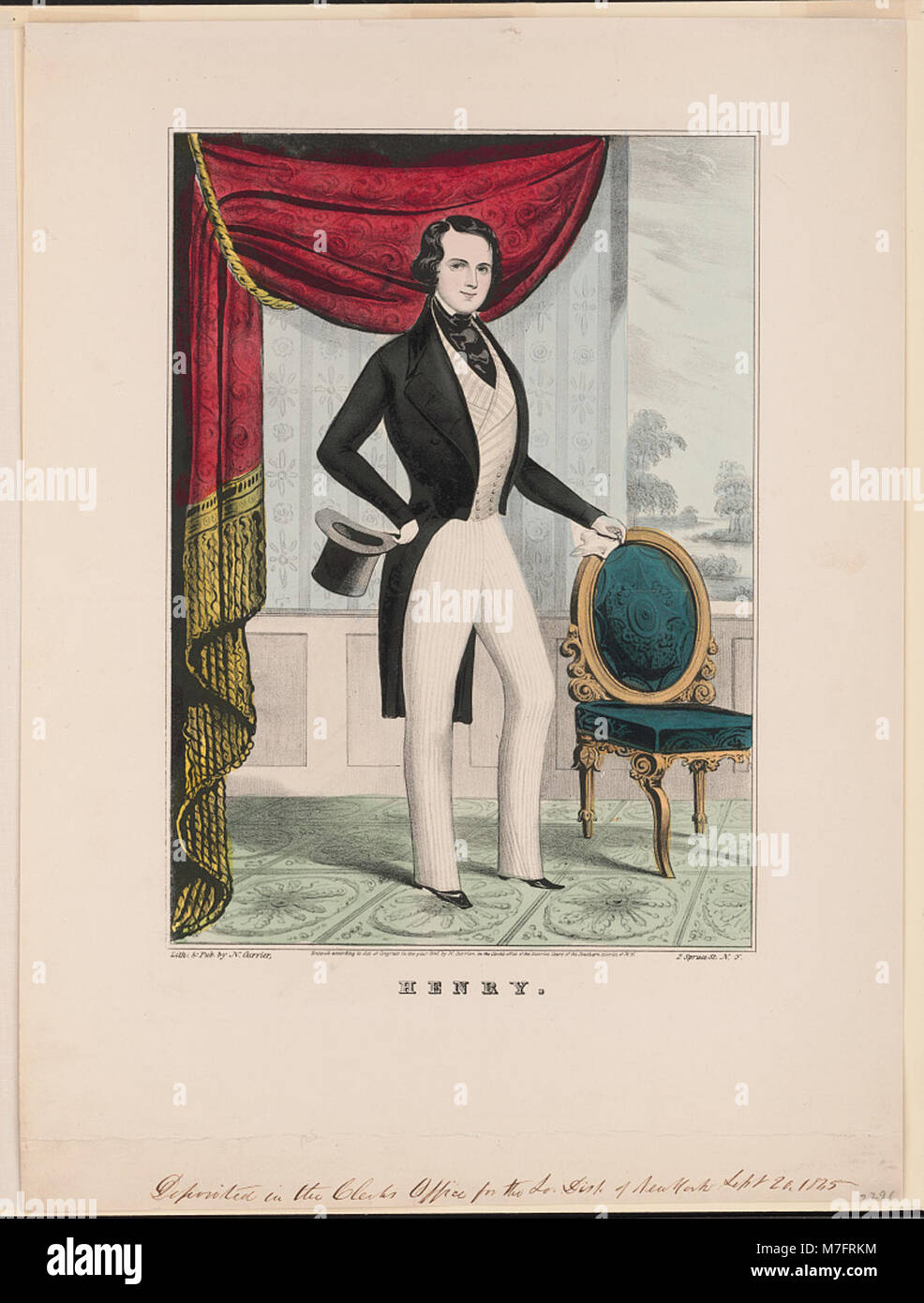 A portrait of a man named Henry, captured in a historical image. The ...