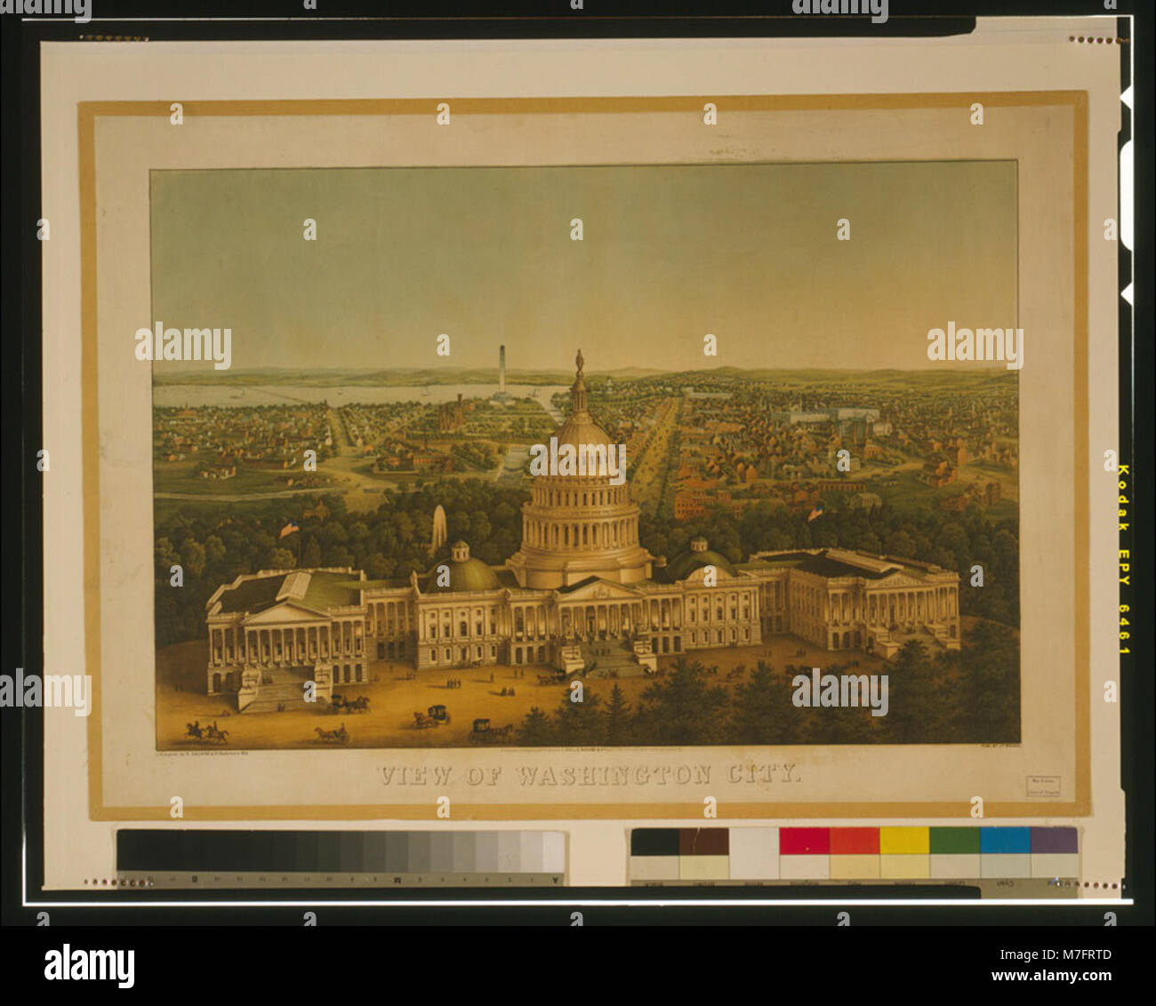 A panoramic view of Washington, D.C., showcasing the city’s layout and ...