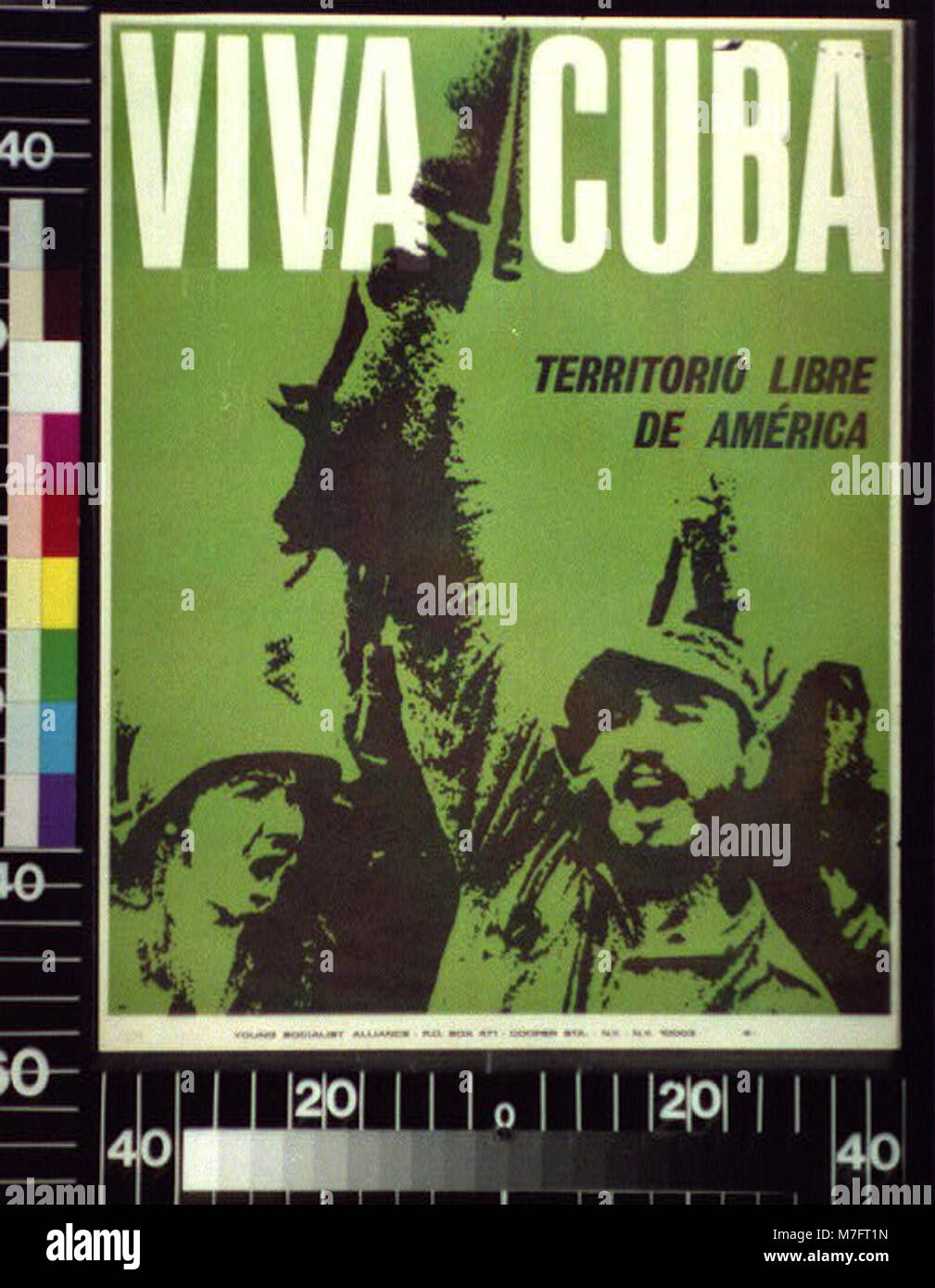 A propaganda poster from Cuba, celebrating the country as a free ...