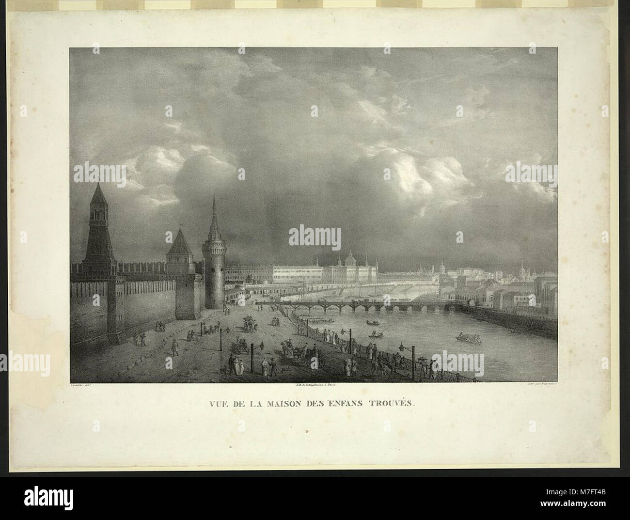 A view of the House of Foundlings, a historical institution for ...