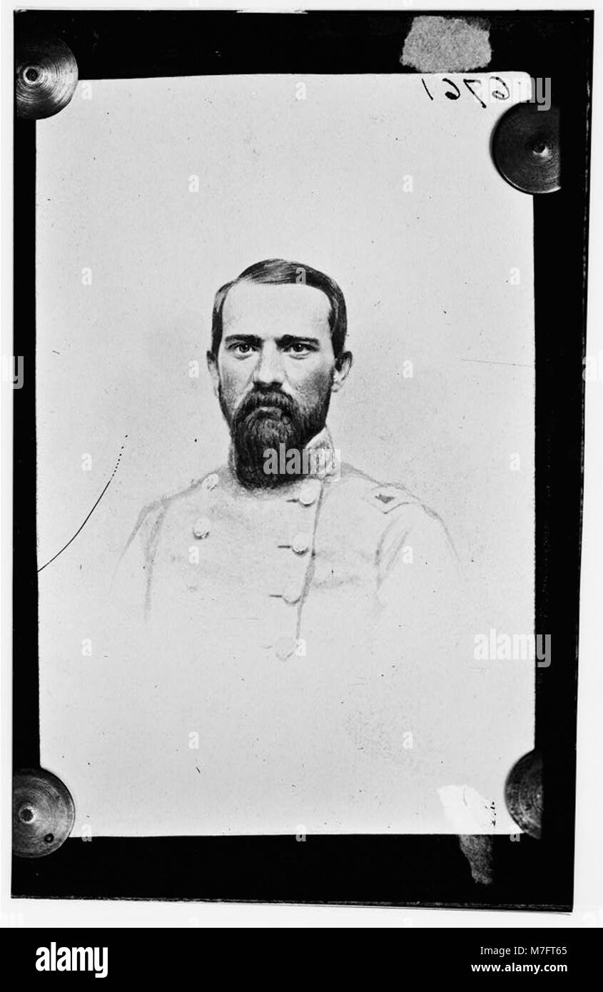 A portrait of W.D. Pender, a Confederate States Army officer during the ...