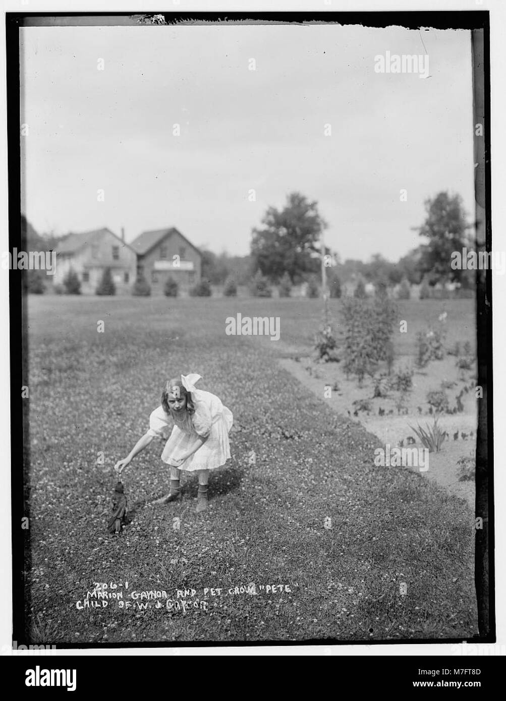 A photograph featuring Marion Gaynor, the daughter of W.J. Gaynor ...