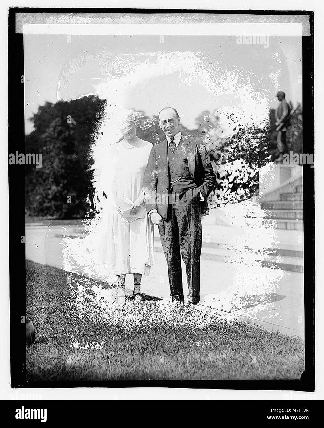 A photograph of W.L. George and his wife, taken on September 22, 1920 ...