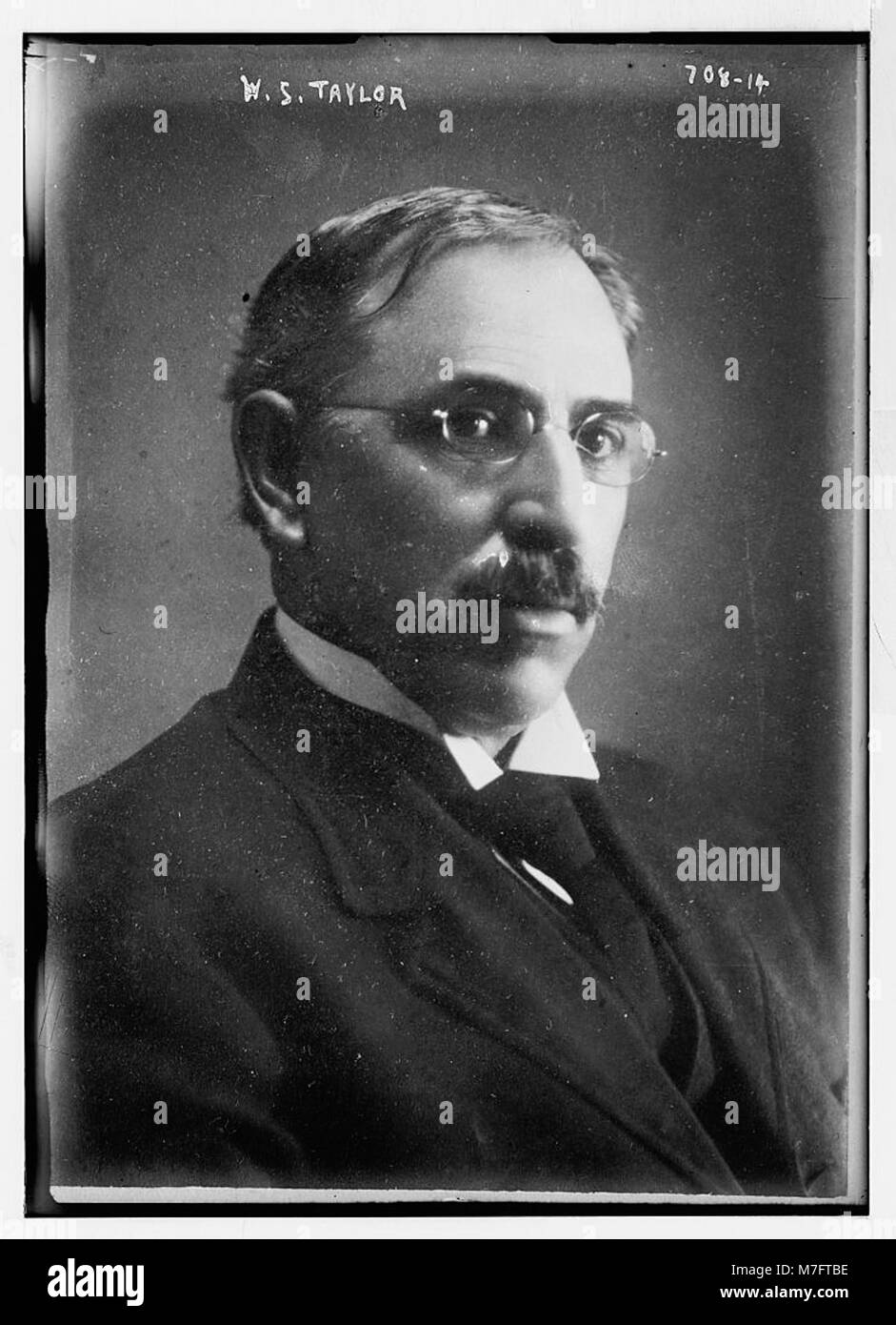 A portrait of W.S. Taylor, a historical figure captured in a formal ...