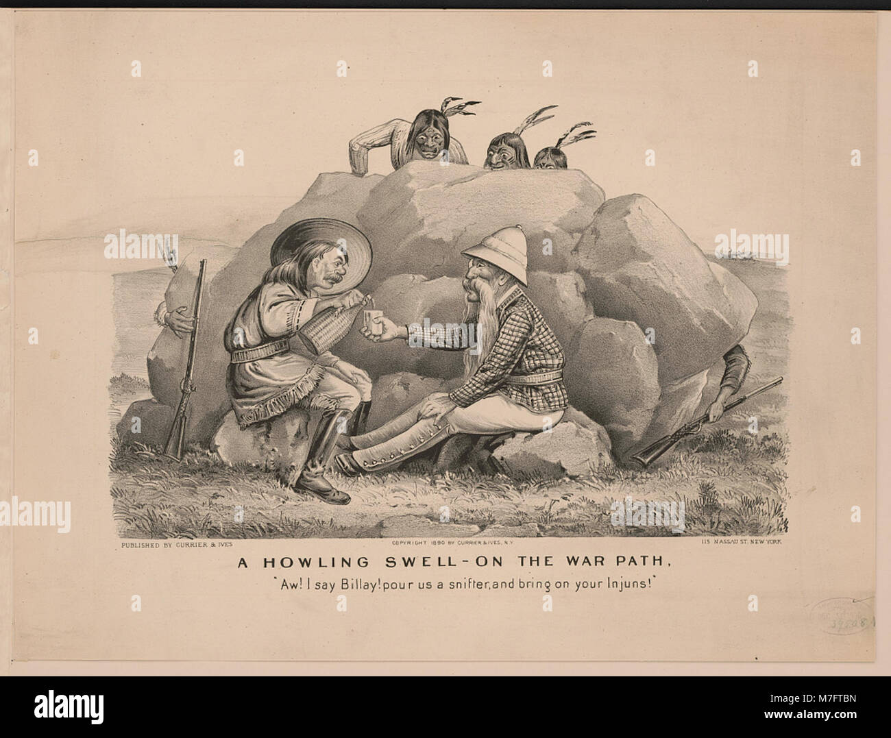 A humorous and exaggerated portrayal of a character in a vintage ...