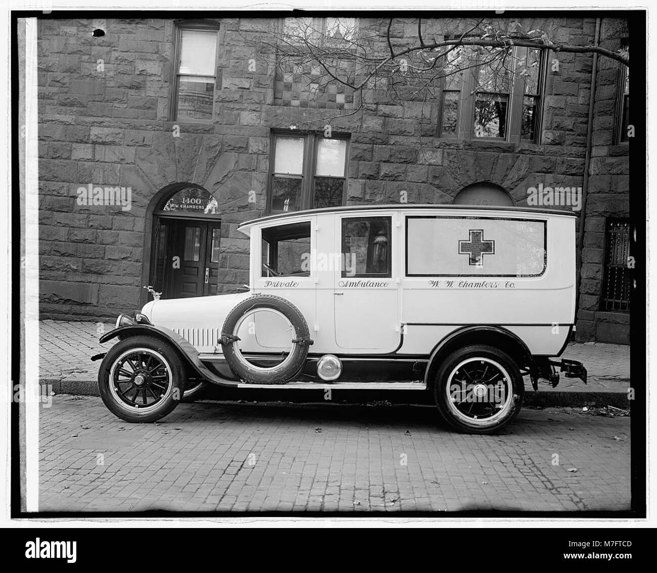 This photograph shows the W.W. Chambers Company, a prominent business ...