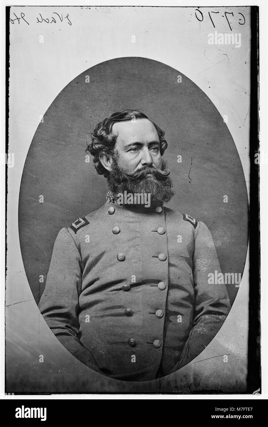 A portrait of Wade Hampton, a Confederate General during the American ...