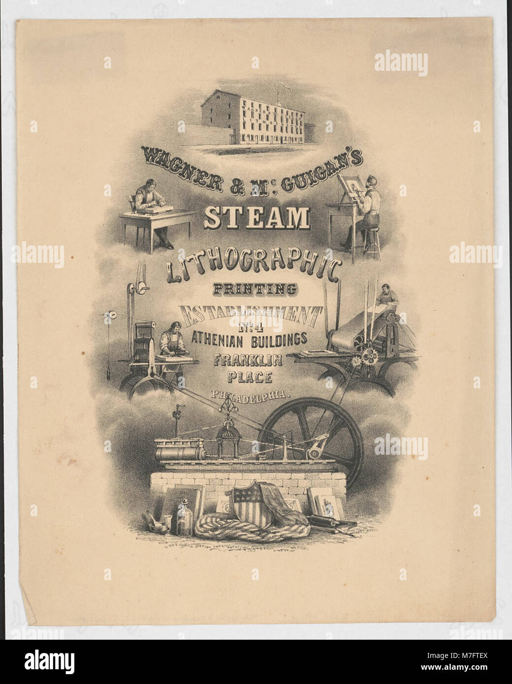 Printing press workers 1800s hi-res stock photography and images - Alamy