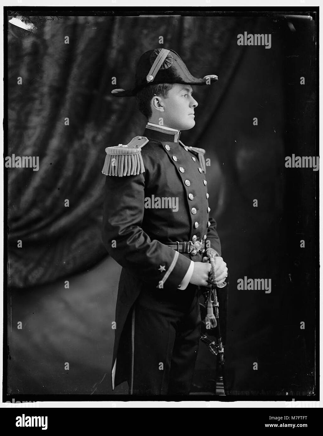 Hugh Walker, a historical figure, is depicted in this portrait ...