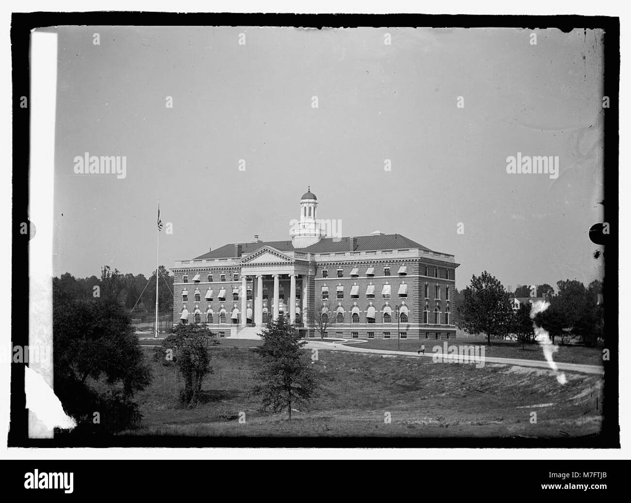 This photo captures the Walter Reed General Hospital, known for its ...