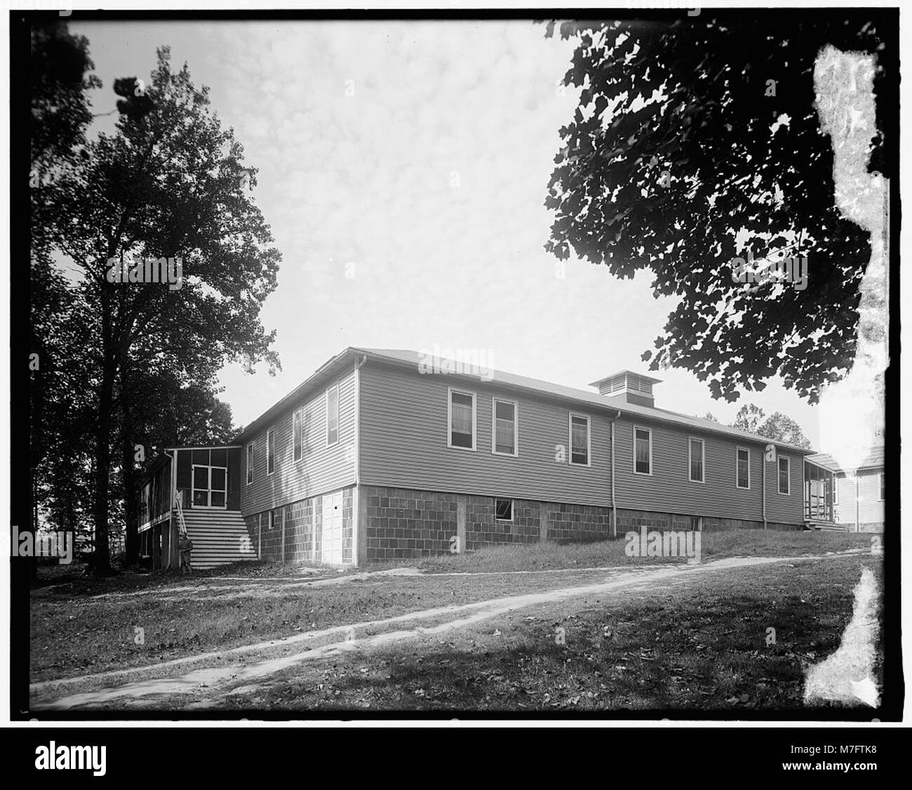 A photograph of the officers' quarters at Walter Reed Army Medical ...