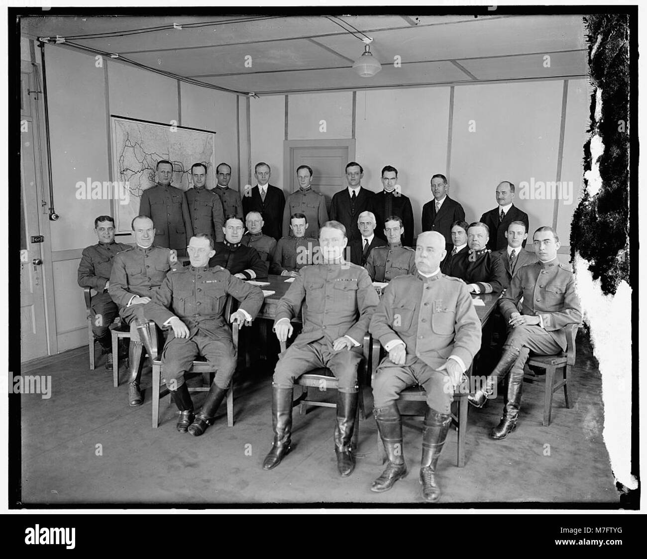 A photograph depicting the operations of the War Industries Board ...