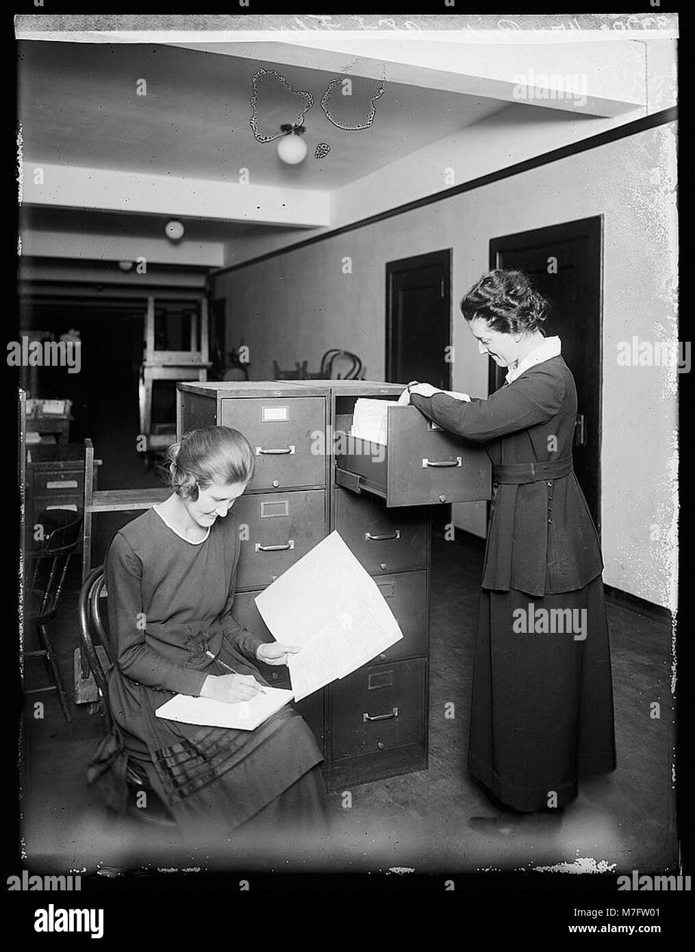 A document image showing the War Risk A.E.F. files, which contain ...