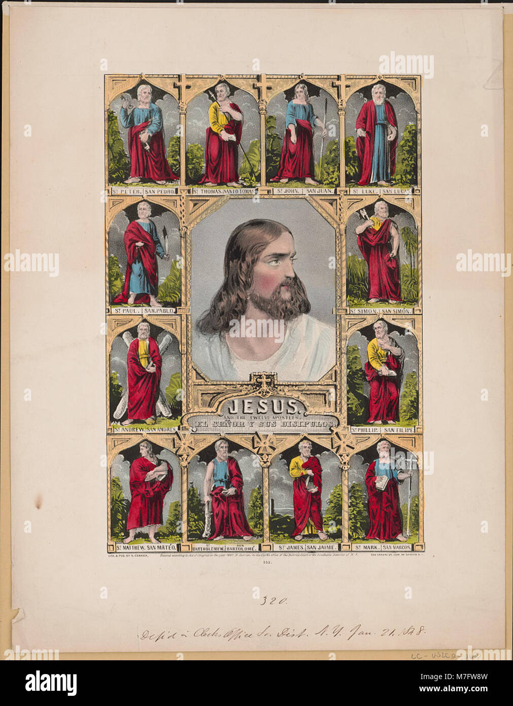 Apostles depiction hi-res stock photography and images - Alamy