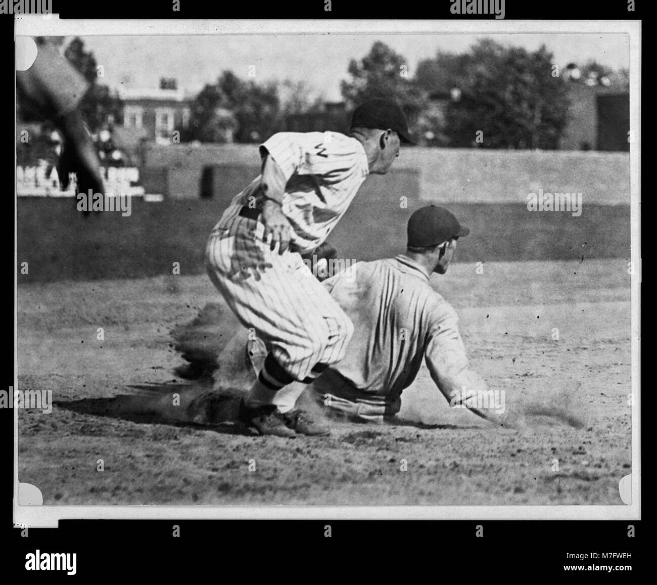 Baseball tag out Black and White Stock Photos & Images - Alamy