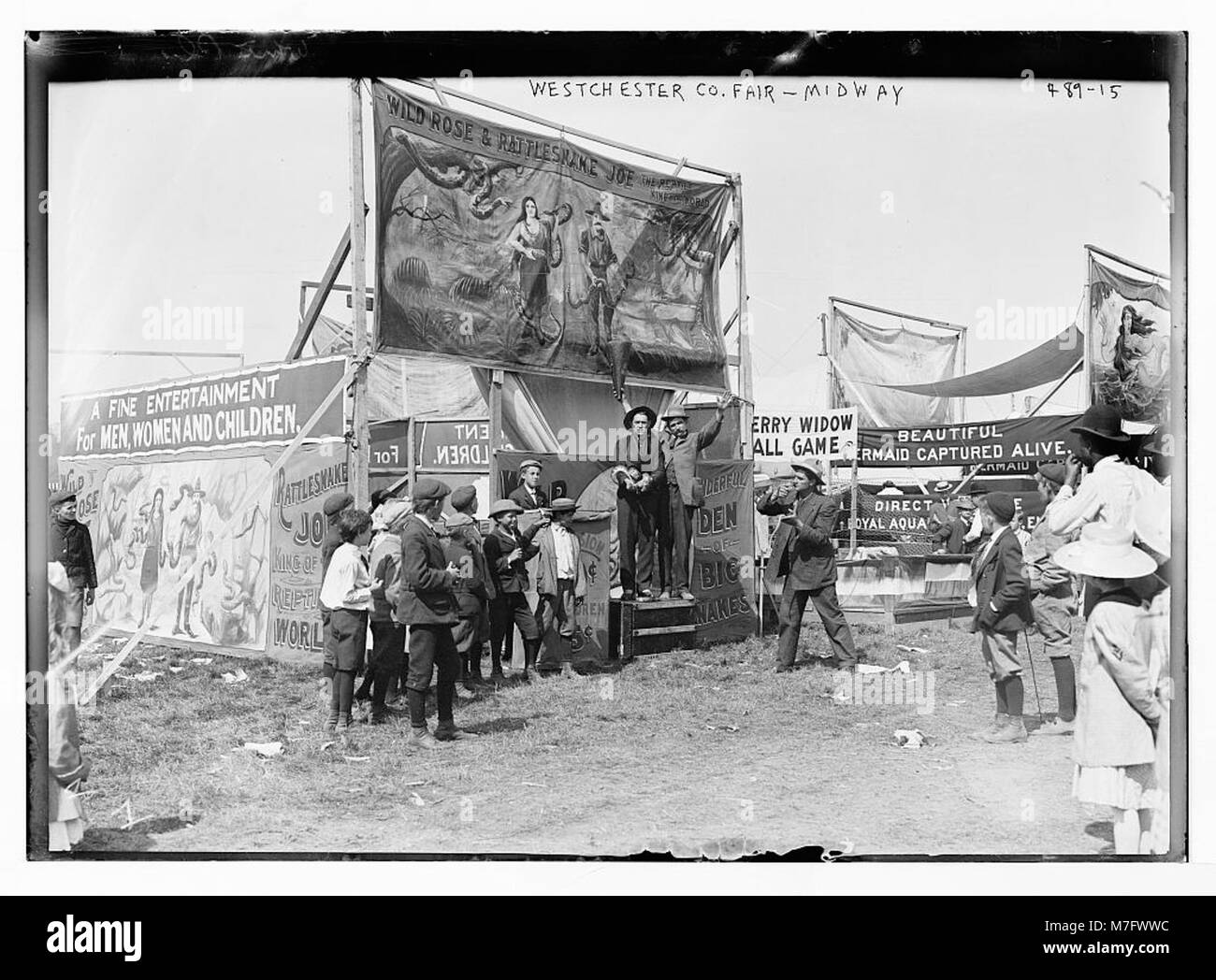 A scene from the Westchester County Fair in New York, focusing on the ...