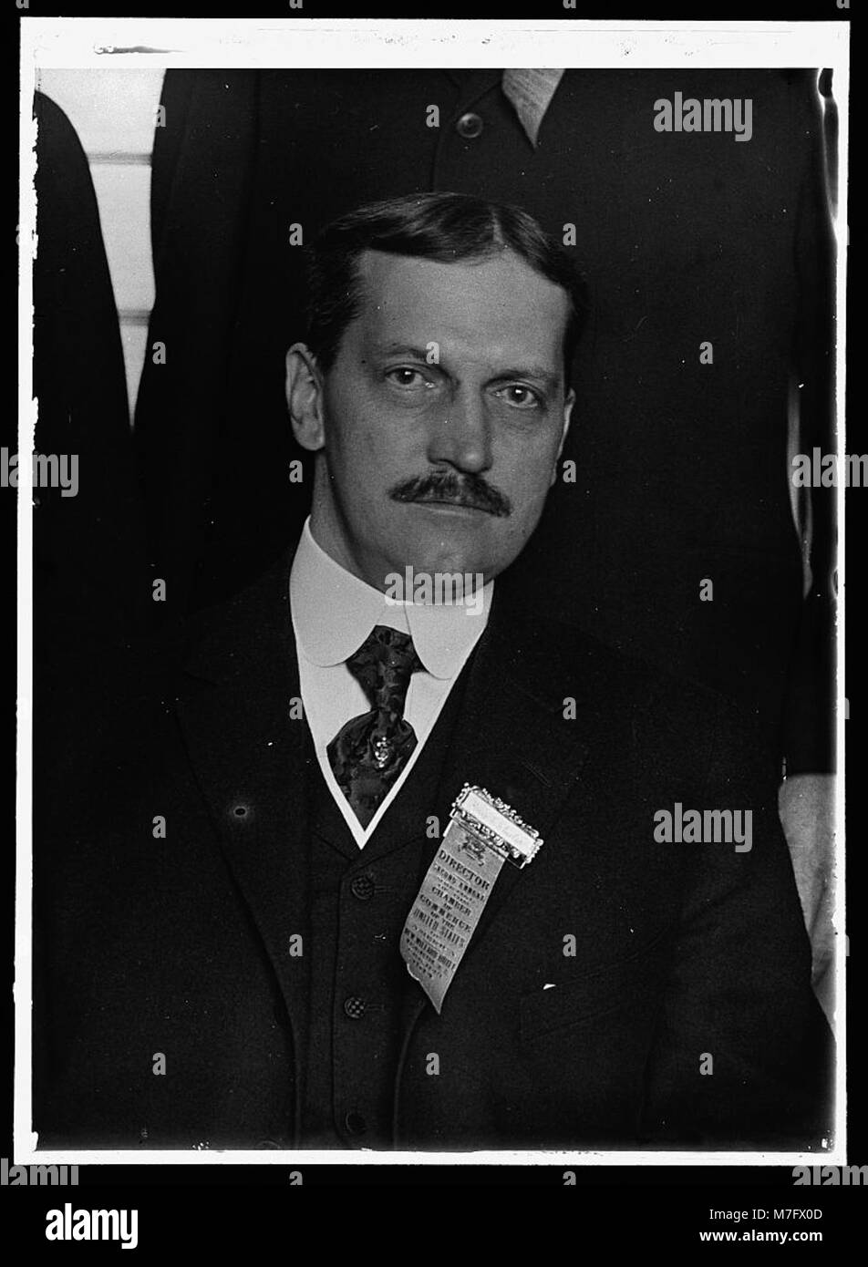 A formal portrait of Harry Wheeler, reflecting his role and status as a ...