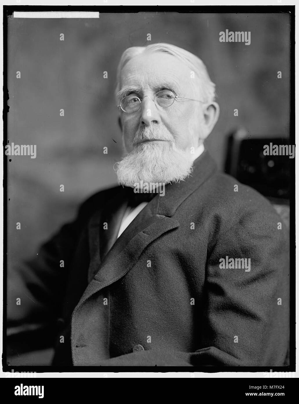 A portrait of Honorable A.D. White, a prominent figure in American ...