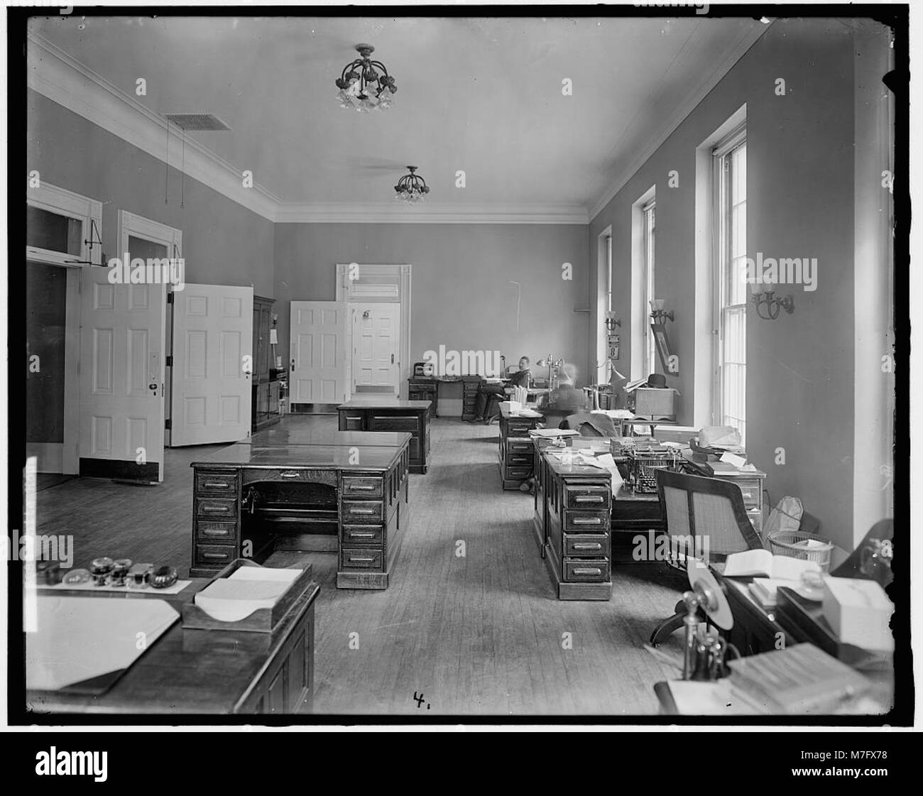 WHITE HOUSE. OFFICE LOC hec.14857 Stock Photo - Alamy