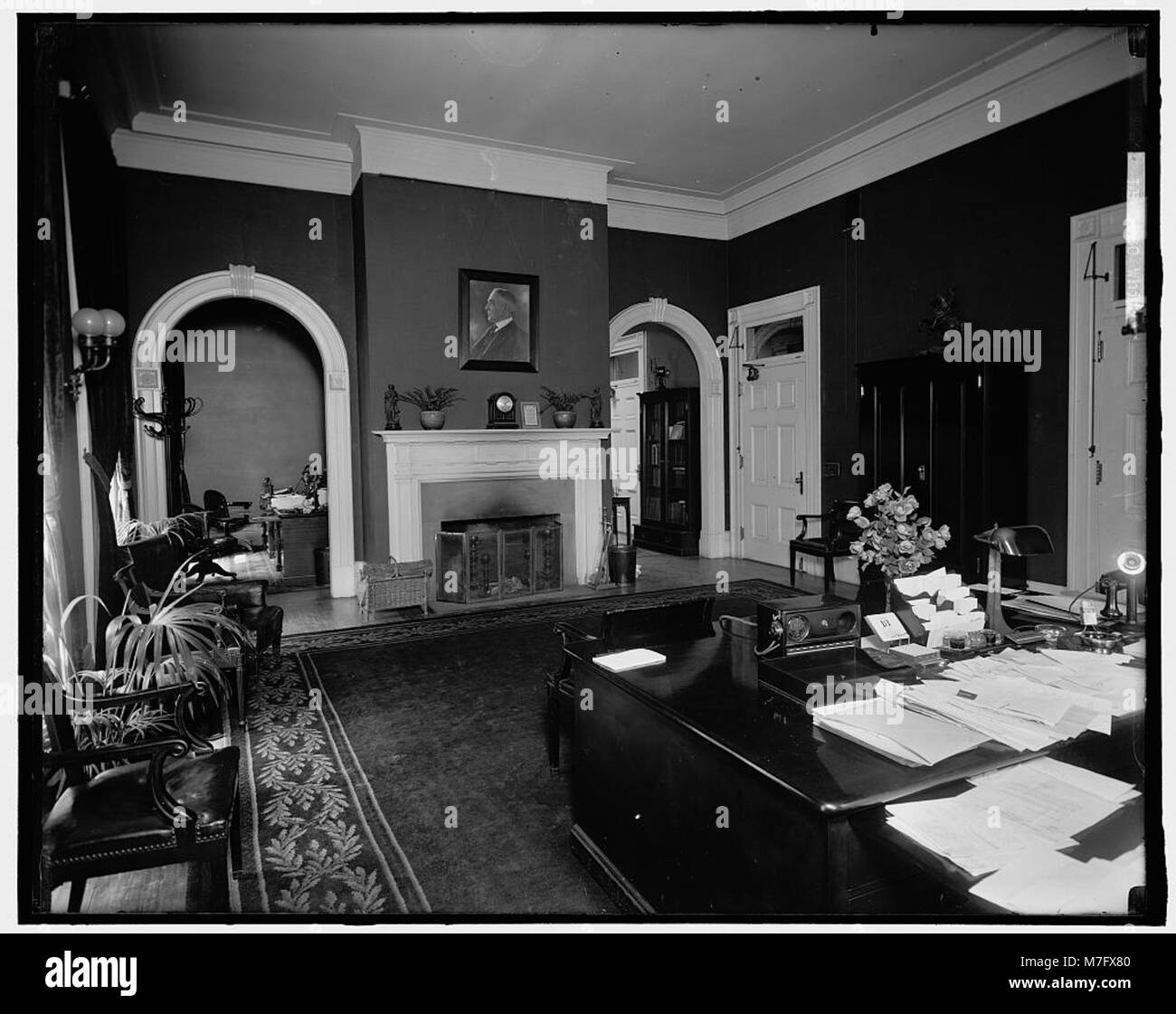 The Secretary's Office in the White House, captured in a formal ...