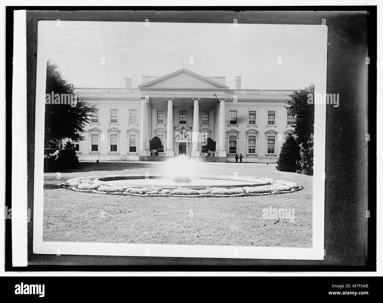 A photograph of the White House, the official residence and workplace ...