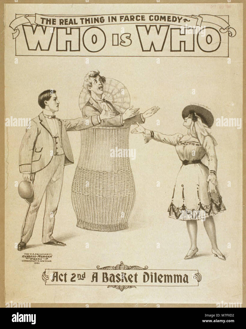 A theatrical production exploring farce comedy, focusing on the ...