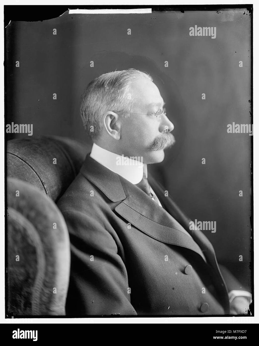 A historical image of George Wickersham, an American politician and ...