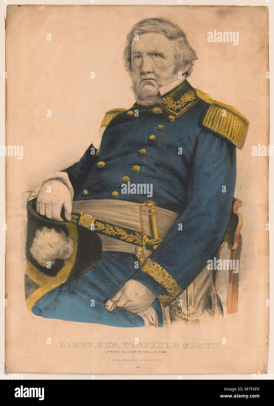 A historical portrait of Lieutenant General Winfield Scott, General in ...