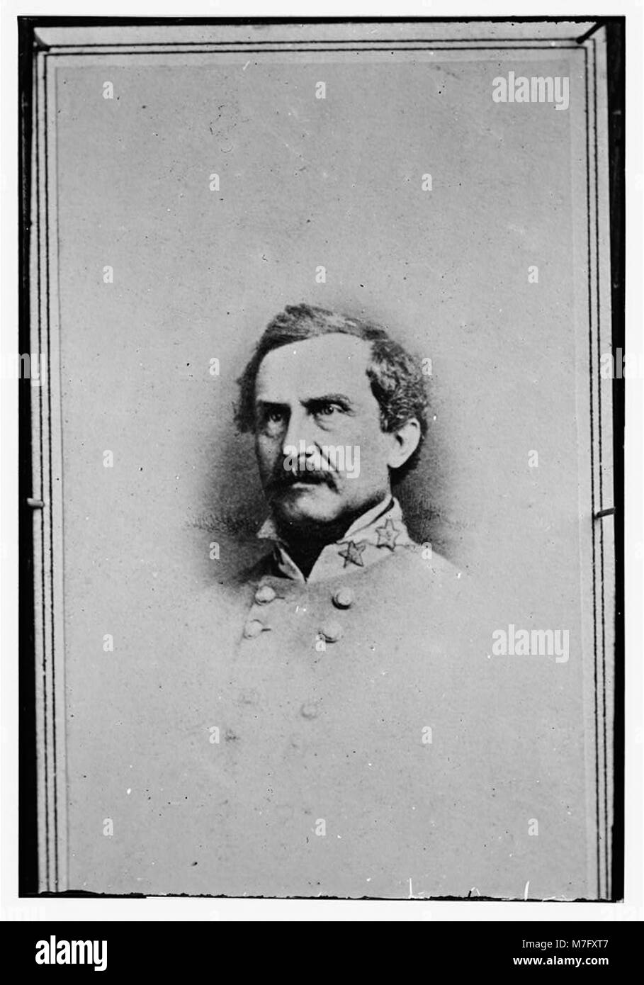 A portrait of William Mackall, Chief of Staff of the Confederate Army ...