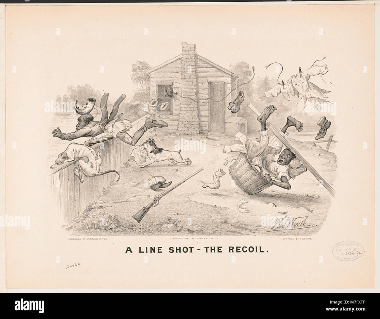 A photograph capturing the moment of recoil from a gunshot ...