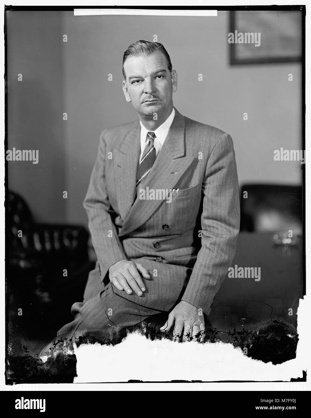 Portrait of J. Frank Wilson, an honorable figure. The photograph ...