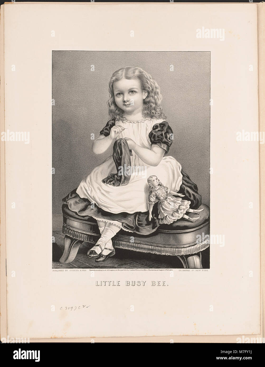 This image titled 'Little Busy Bee' portrays the playful and ...