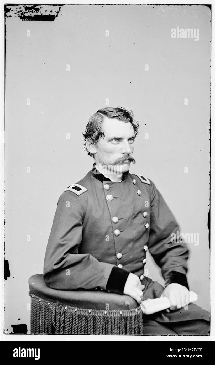 A portrait of Colonel William H. Penrose, leader of the 15th New York ...