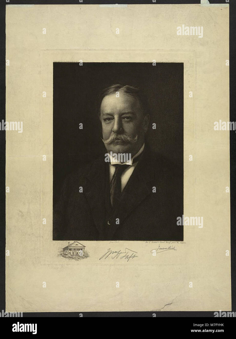 A historical portrait or photograph of William H. Taft, the 27th ...