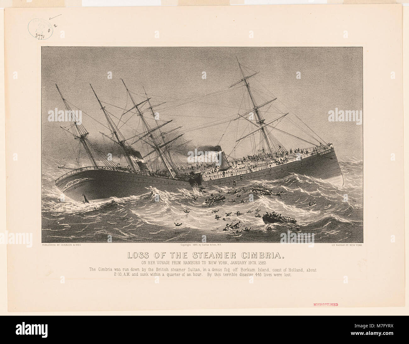 A historical account of the loss of the steamer Cimbria during its ...