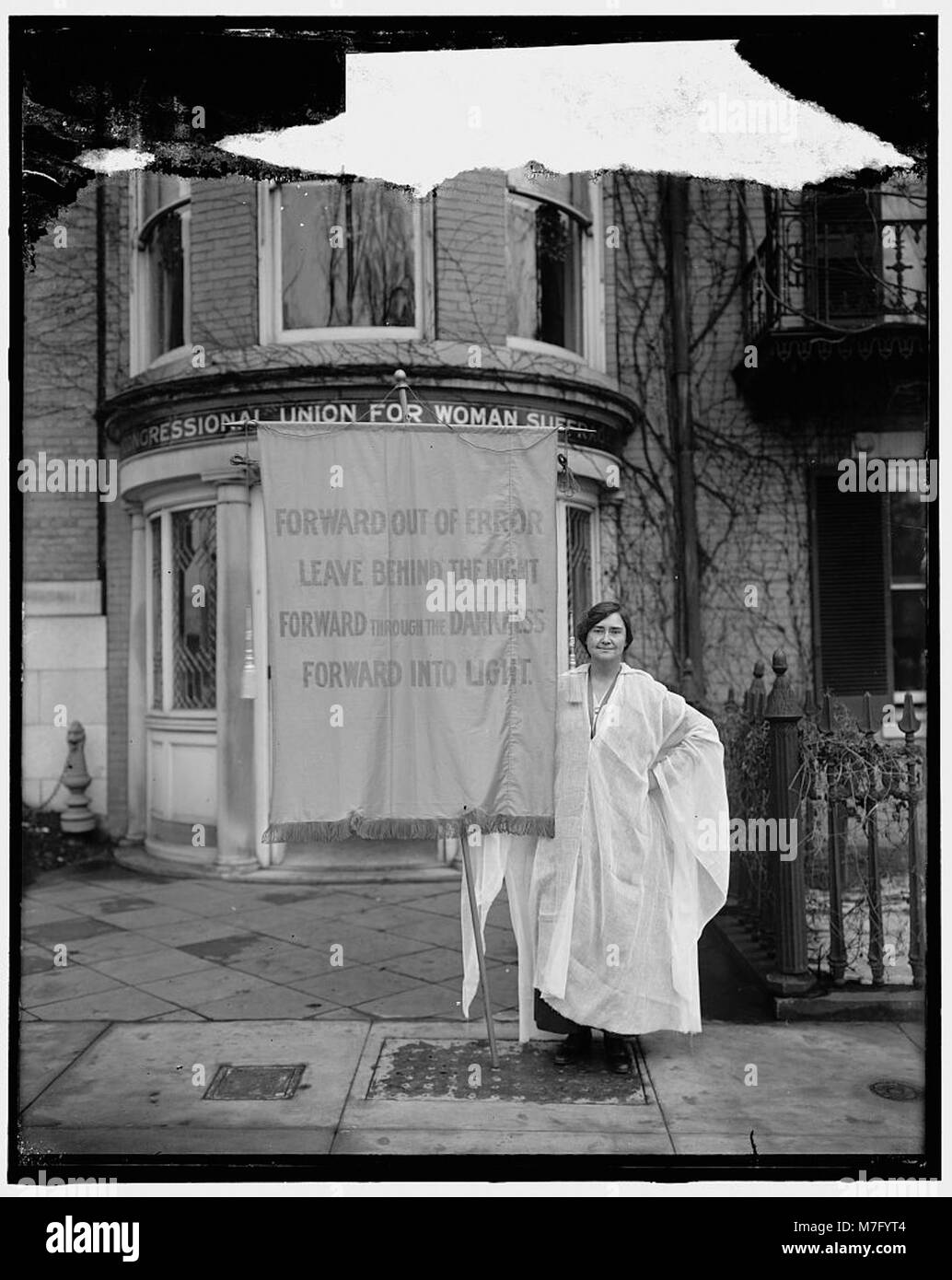 This image is a historical representation of the women’s suffrage ...