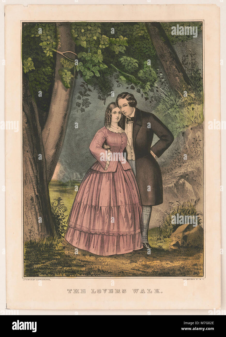 The Lovers Walk is an iconic image capturing a romantic moment shared ...