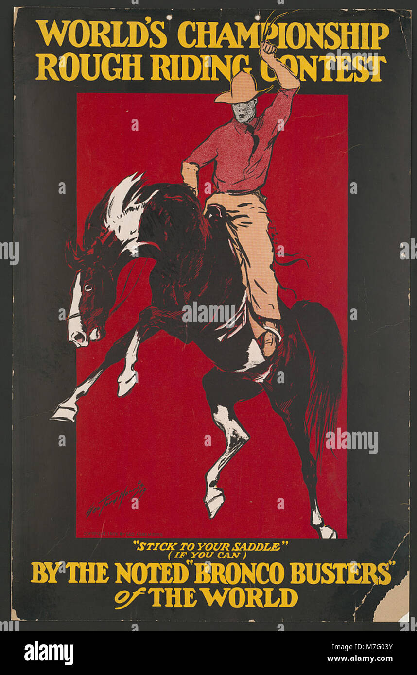 The World's Championship Rough Riding Contest showcases the talents of ...